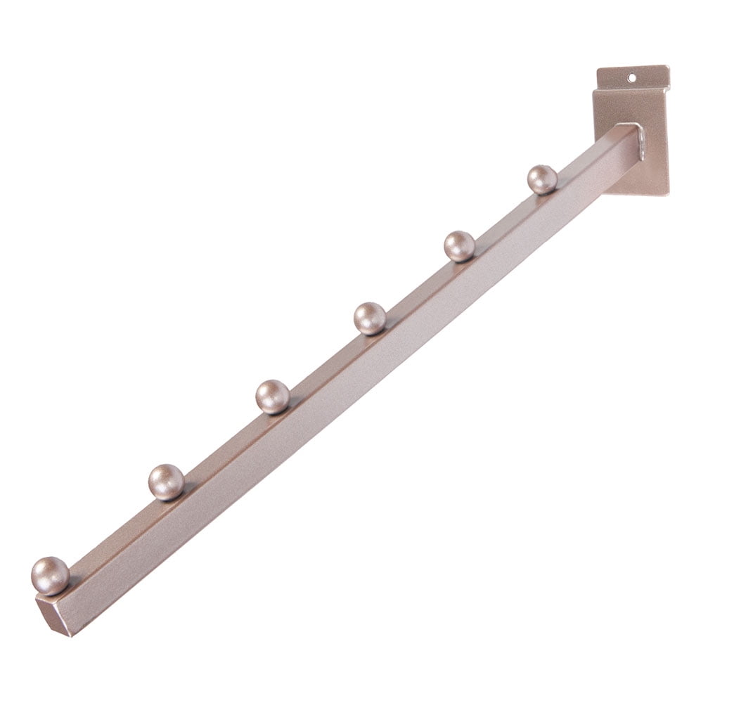 SSWBasics Rose Gold 6-Ball Waterfall for Slatwall - Pack of 5- Rose ...