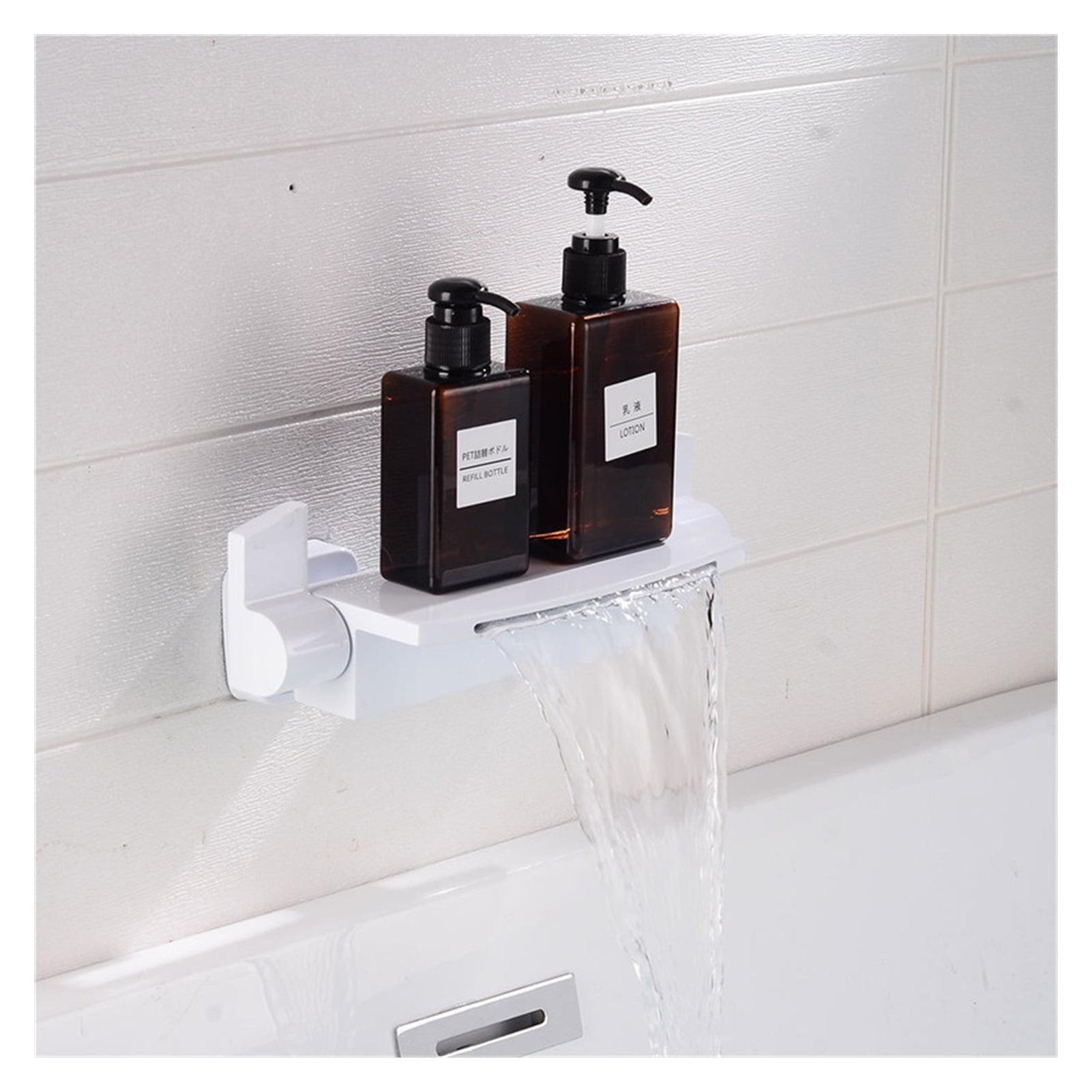 Rose Gold Bathtub Shower Faucet Set Brass Bathtub Faucet Hot & Cold ...