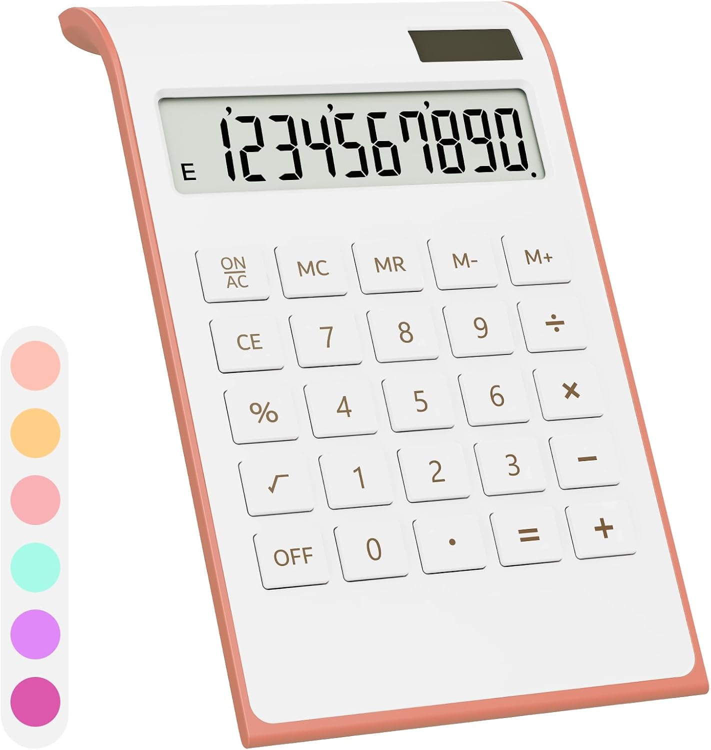Rose Gold Calculator, Pink Office Supplies and Accessories, 10 Digits ...