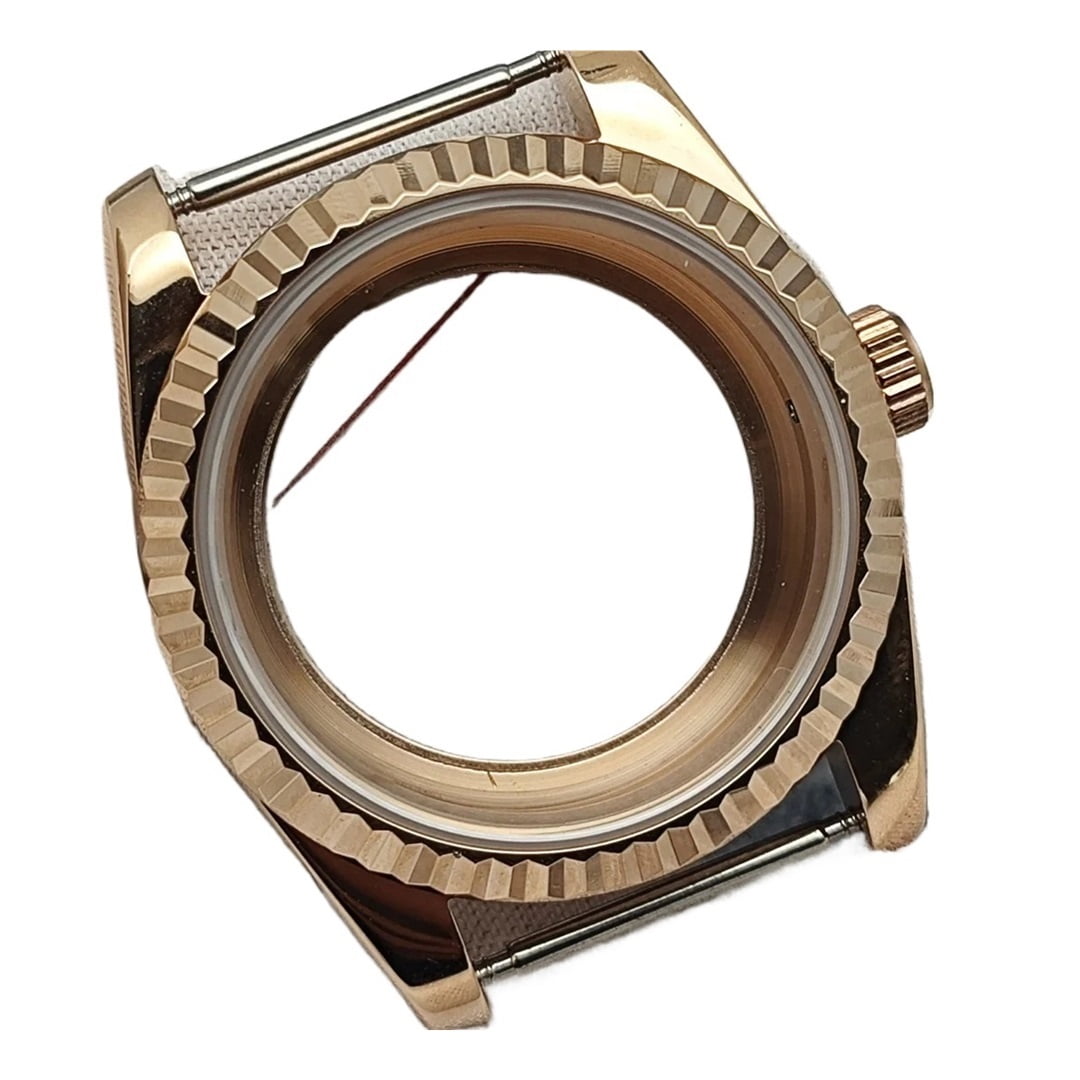 Rose Gold Case 36mm or 39mm Oyster Watch Case with Sapphire Crystal ...