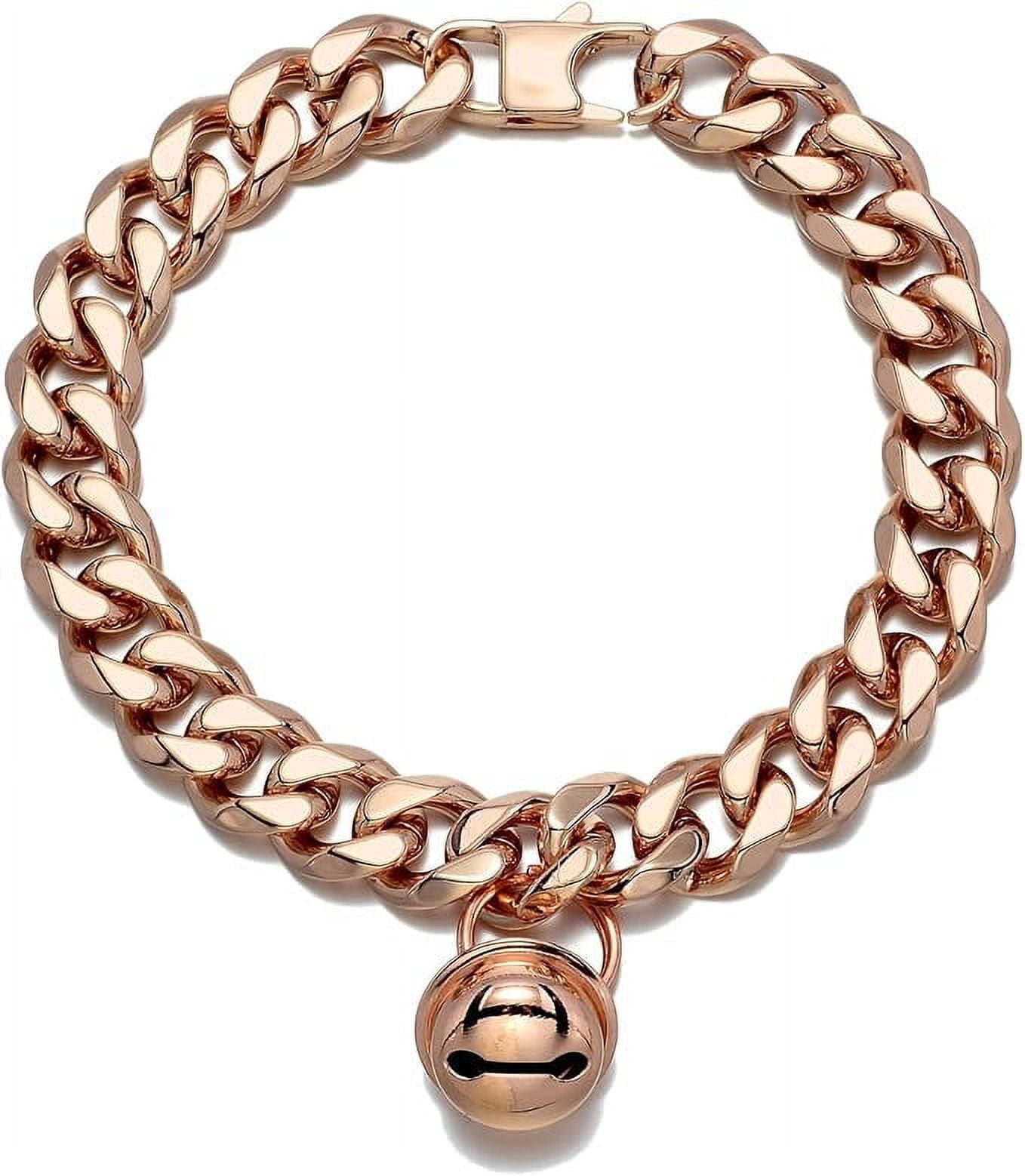 Rose Gold Dog Chain