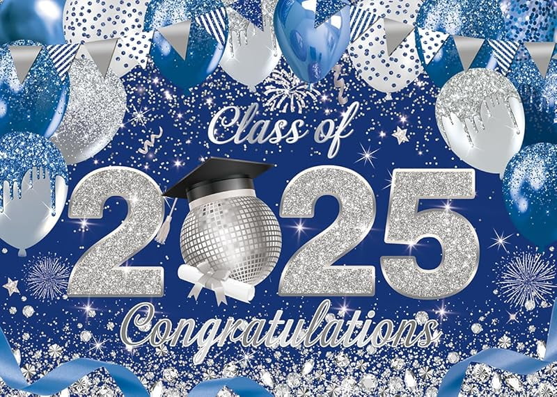 Rose Gold Class of 2025 Backdrop Pink Graduation Prom 2025 Photography ...