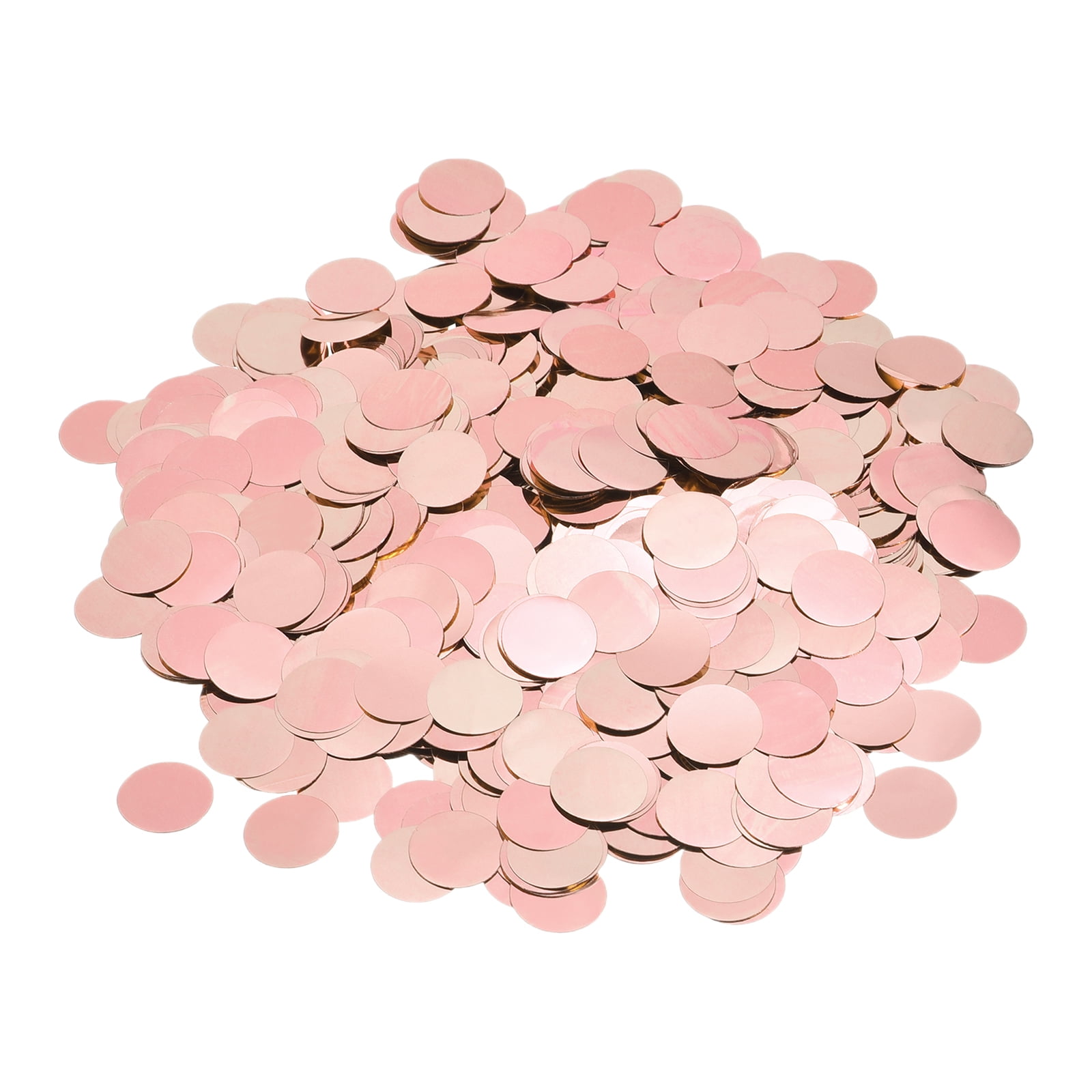 Rose Gold Confetti Metallic Foil Round Scatter Confetti for Balloon ...
