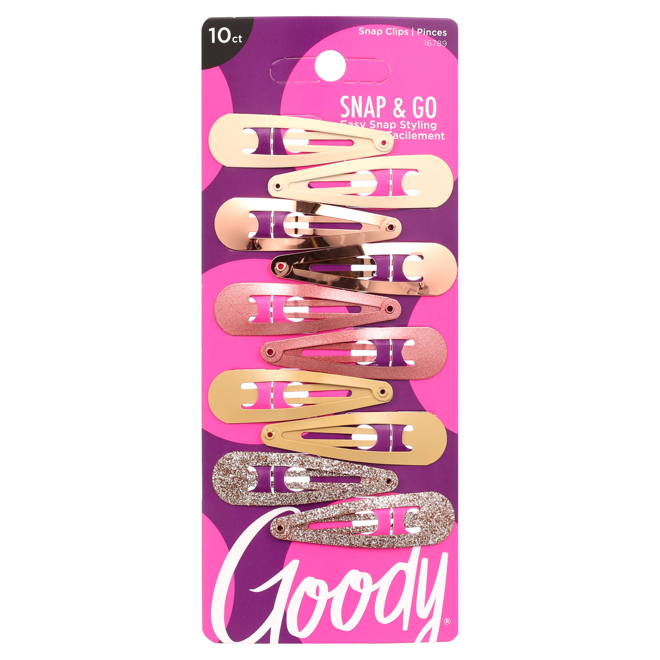 Goody Rose Gold Contour Clips - Walmart.com