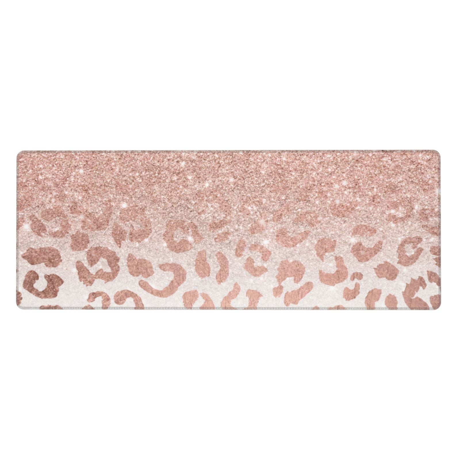 Rose Gold Glitter Printed Mousepad Large Mouse Pad Desk Pad Computer ...