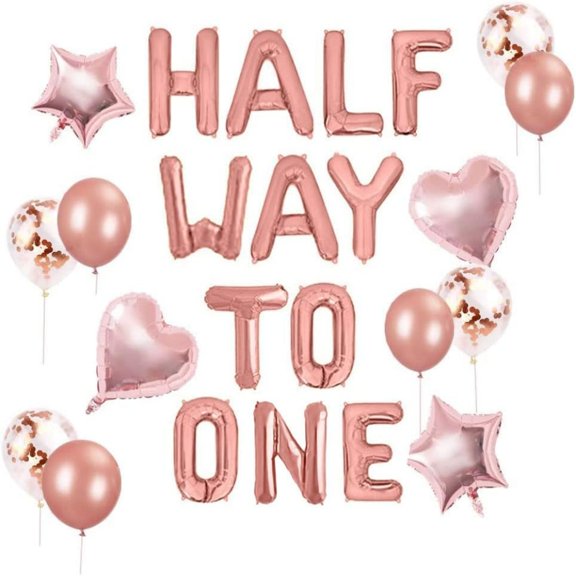 Half Birthday Decorations