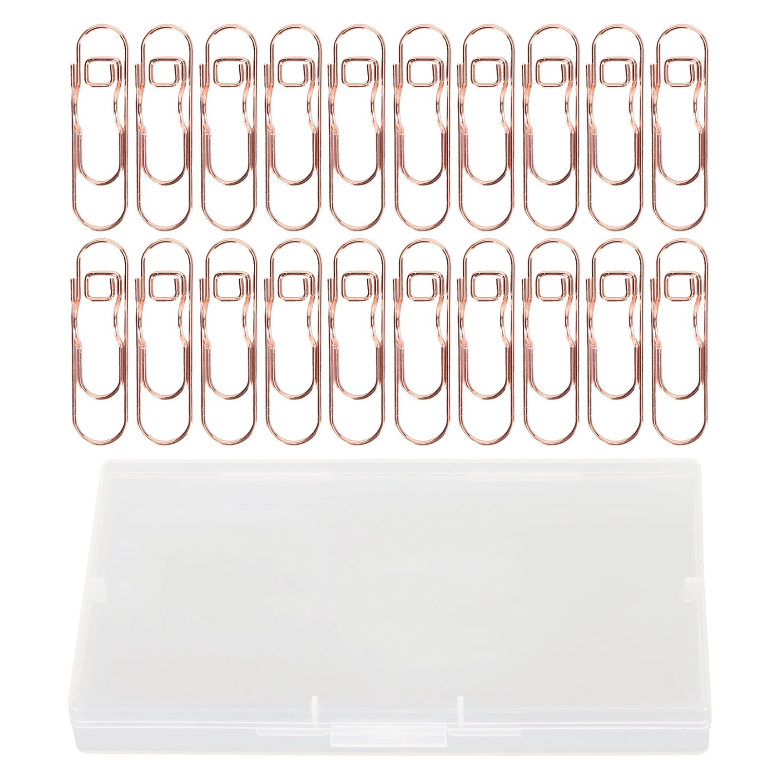 Rose Gold Iron Pen Clips, 20pcs Small Portable Pen Holders for ...