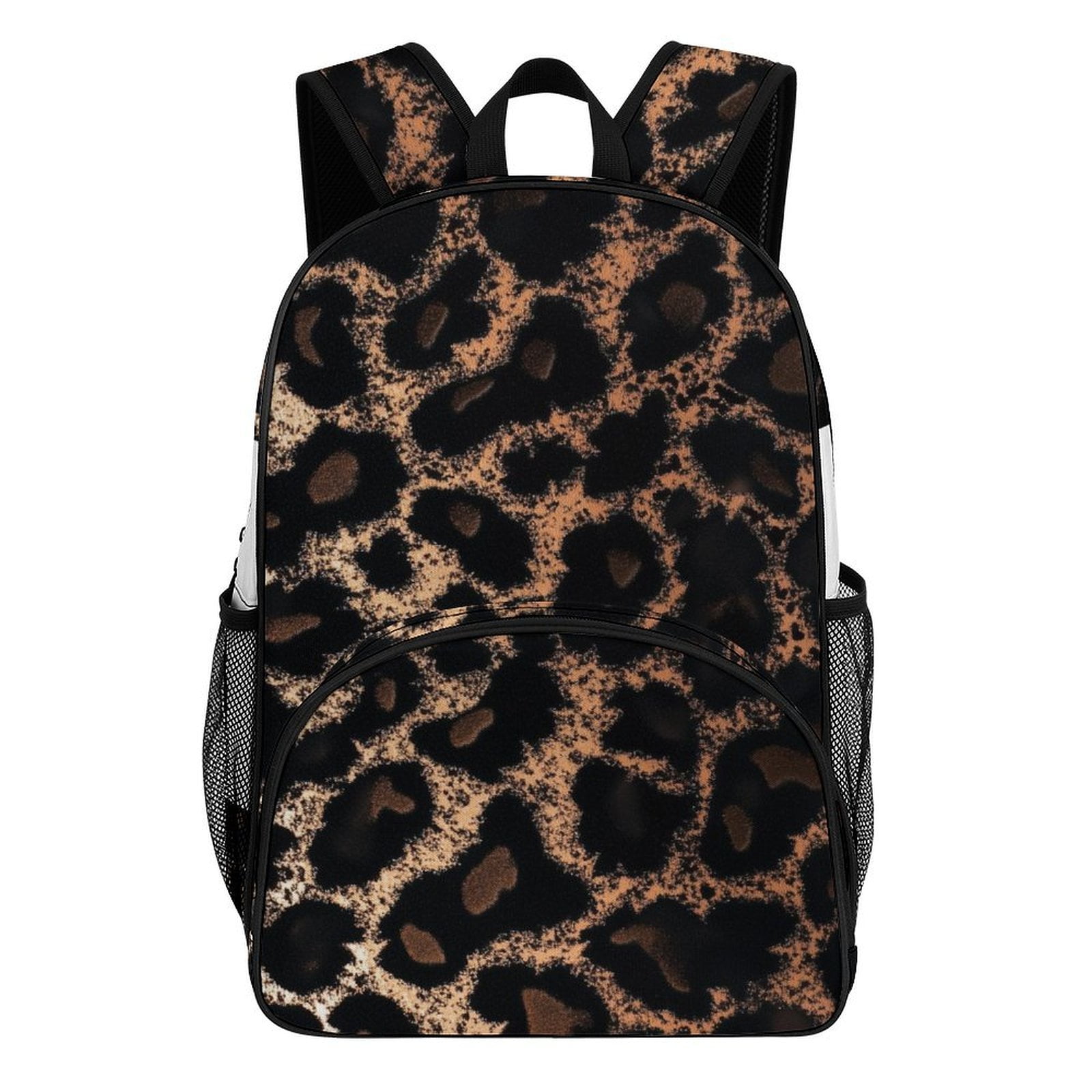 Rose Gold Leopard Print Texture Backpacks for Backpack for Bookbag ...