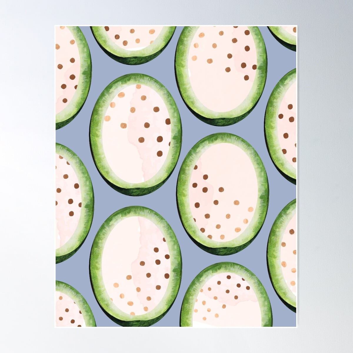 Rose Gold Melon Seeds #Redbubble #Lifestyle #Decor Poster Wall Art ...