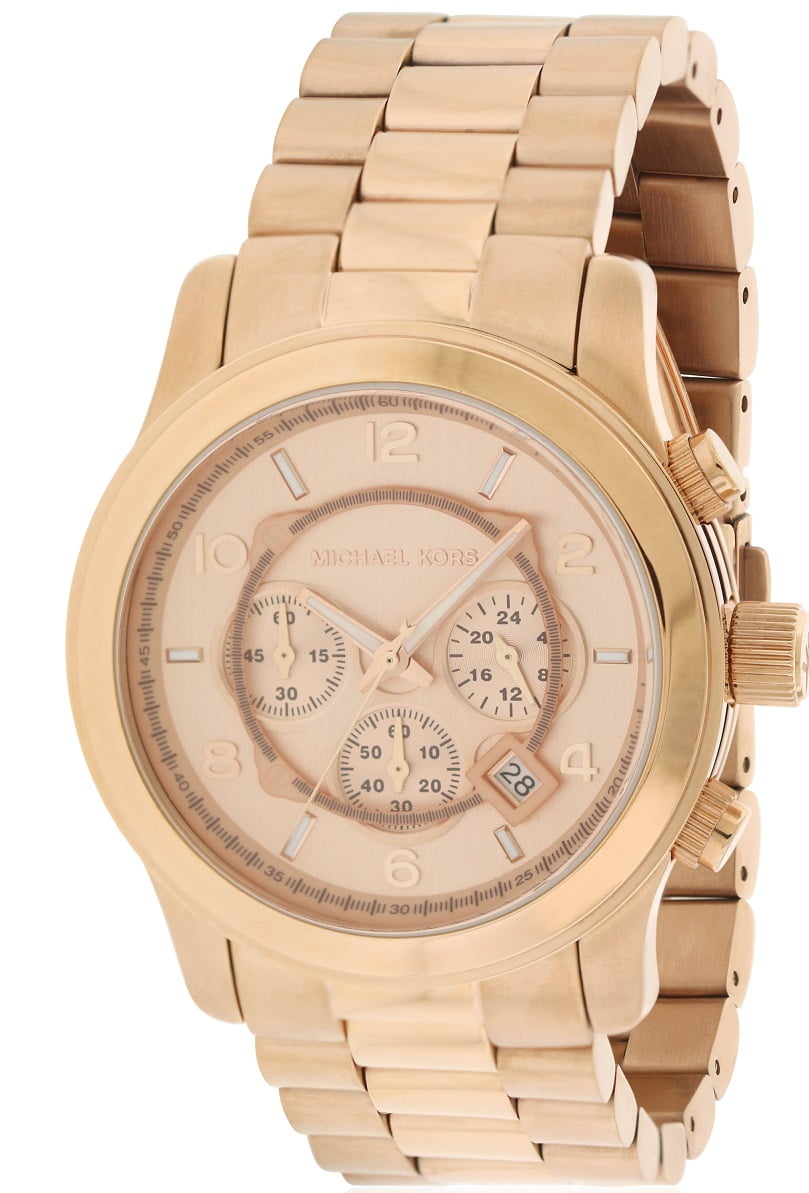 Rose Gold-Plated Stainless Steel Men's Watch, MK8096 - Walmart.com