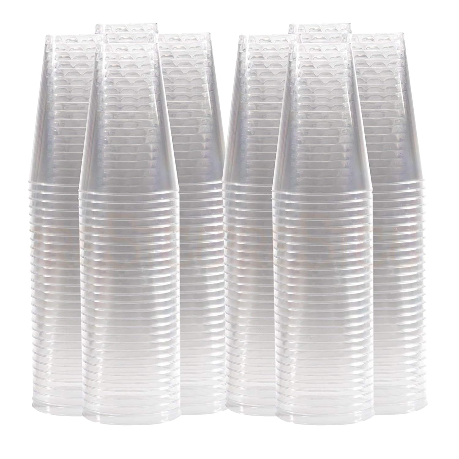 Rose Gold Rim Plastic Cups 14oz - Walmart.com