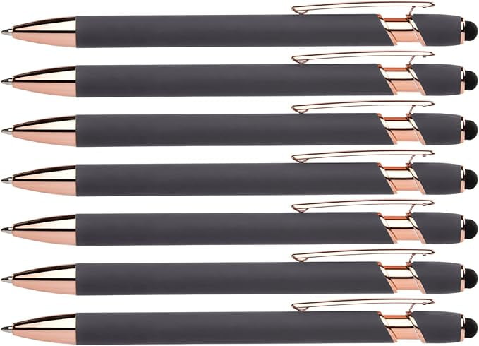 Rose Gold Rubberized Soft Touch | Rose Gold Colors | Ballpoint Pen with ...