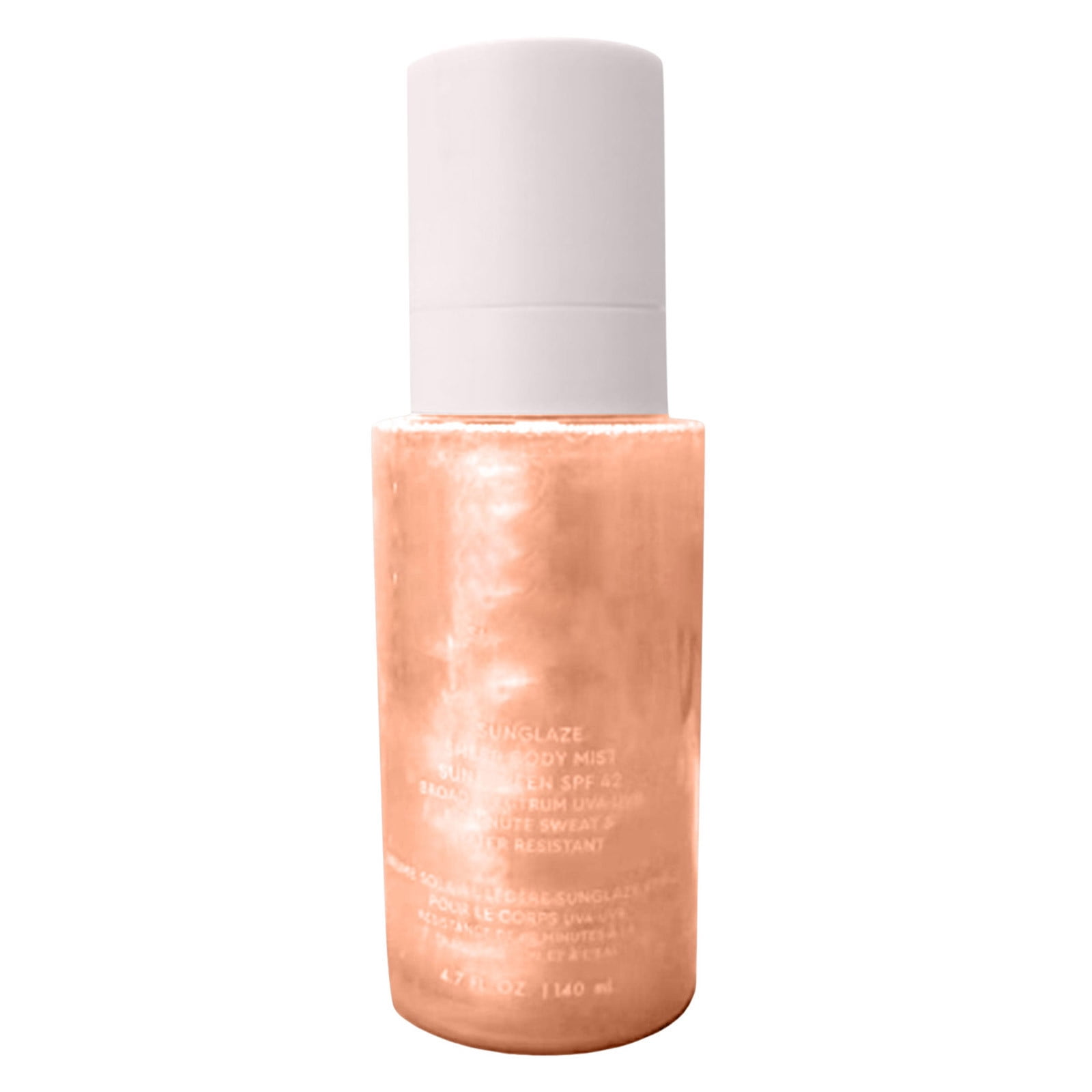 Rose Gold Sheer Body Mist Sunscreen SPF 42 Hydrating Mist Infused with ...