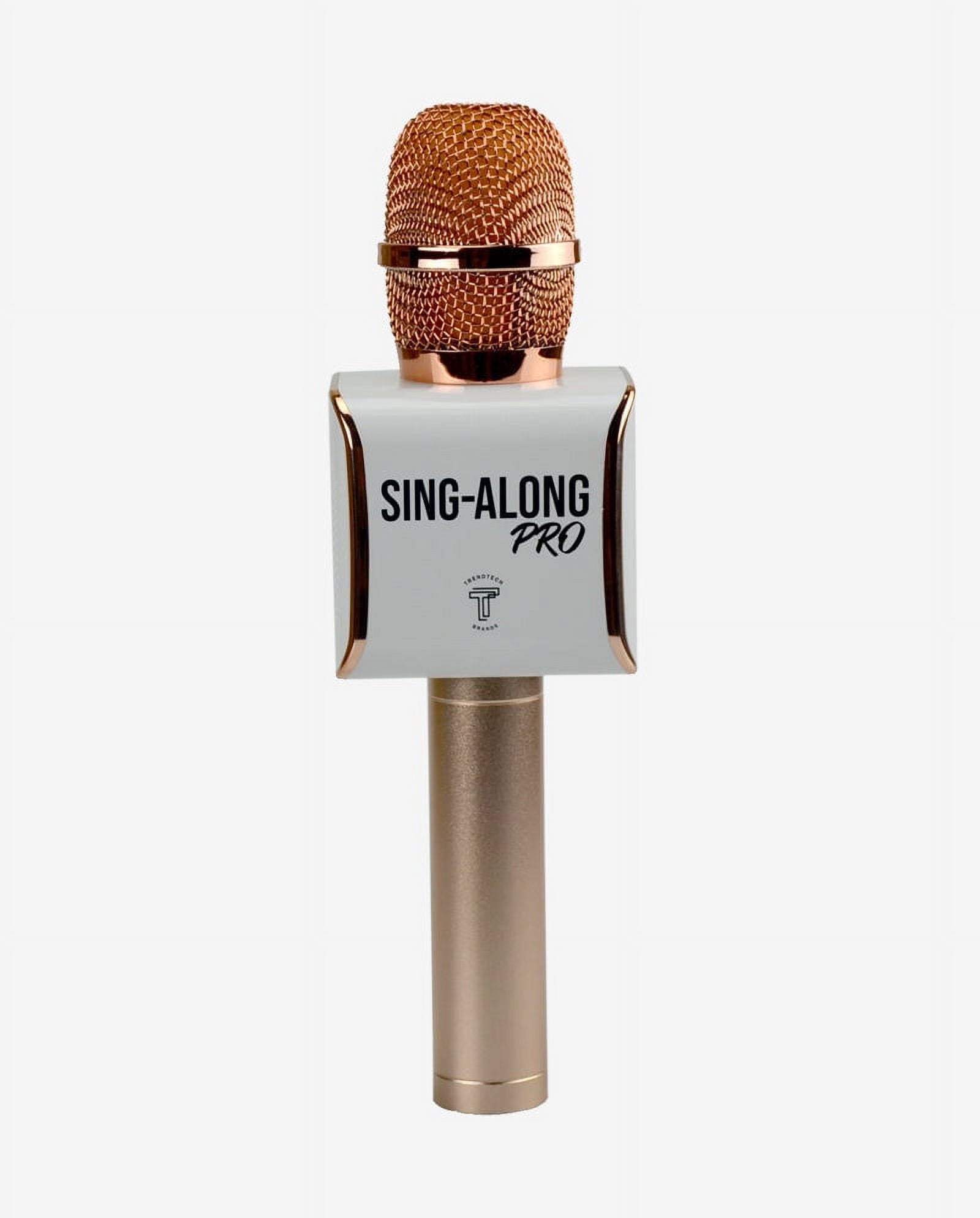 Rose Gold Sing A long Pro 3 Karaoke Microphone - (SA3-Rose Gold ...