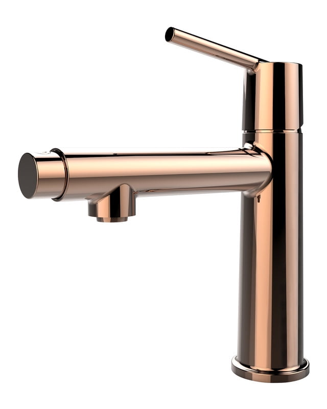 Rose Gold Single Handle Bathroom Faucet for 1 or 3 Holes ,Fountain and ...