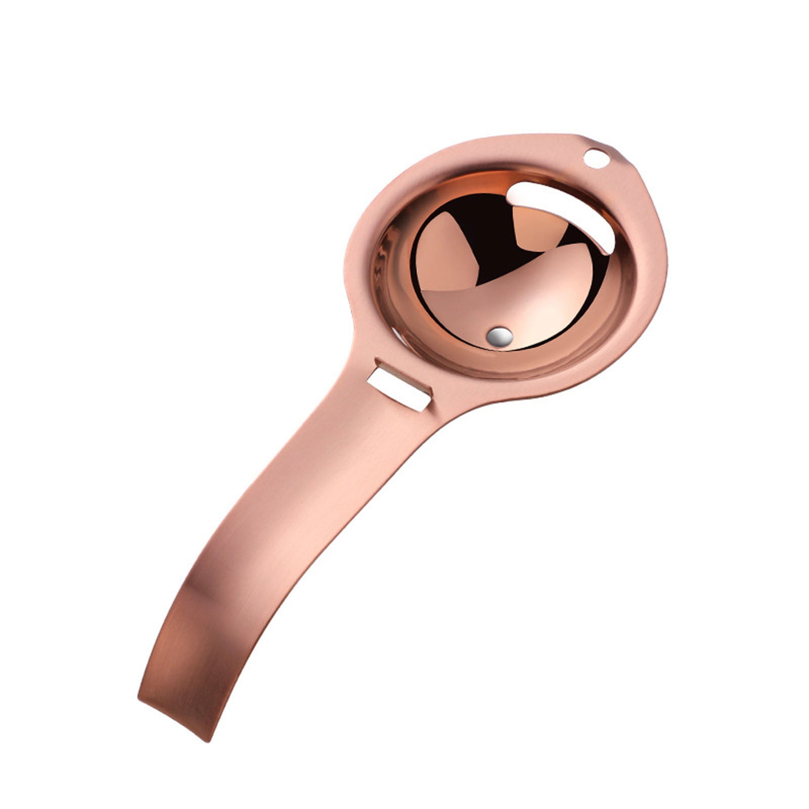 Rose Gold Stainless Steel Egg Separator Kitchen Gadget For Separating Egg Yolk And White ...