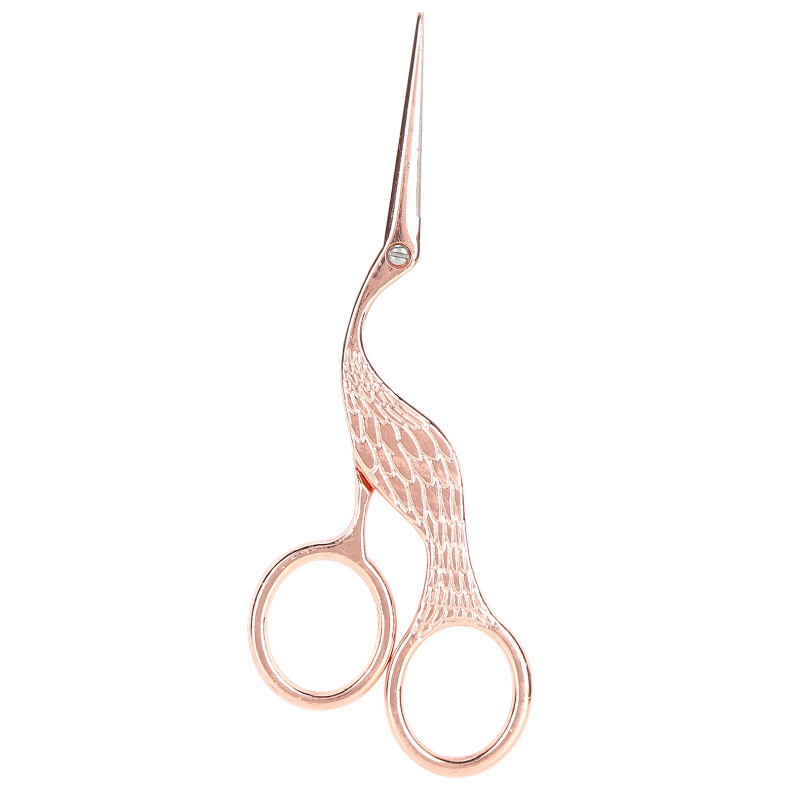 Rose Gold Vintage Bird Shape Stainless Steel Craft Scissors Sharp Tip ...