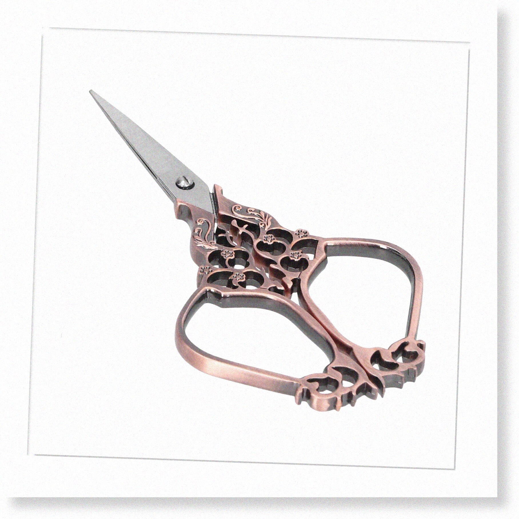 Rose Gold Vintage Classic DIY Sewing Scissors - Artistic Embroidery ...