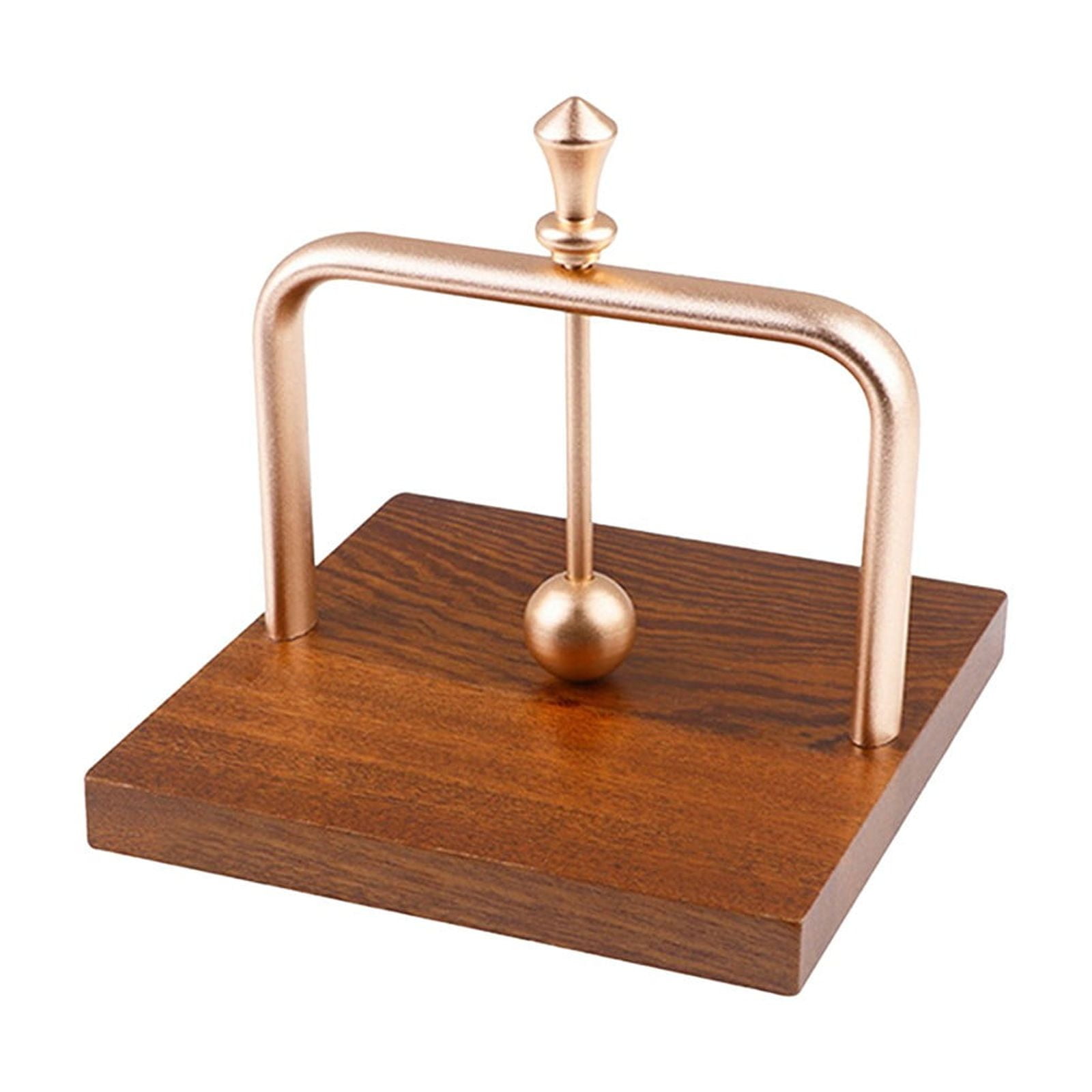 Rose Gold Wooden Napkin Holder Rose Gold Metal Frame Paper Towel Holder ...