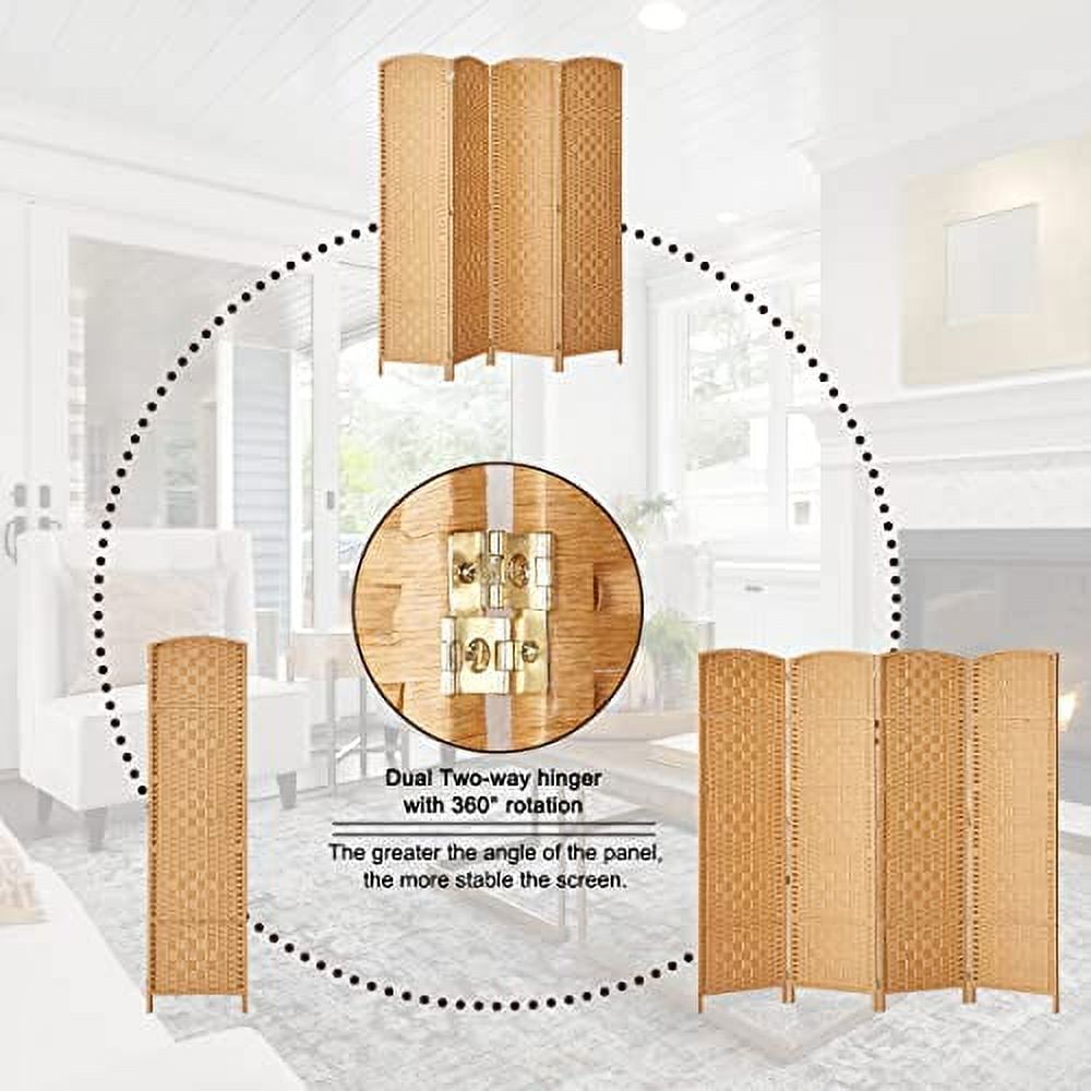 Rose Home Fashion Room Divider Privacy Screen 15.7" Room Dividers and ...
