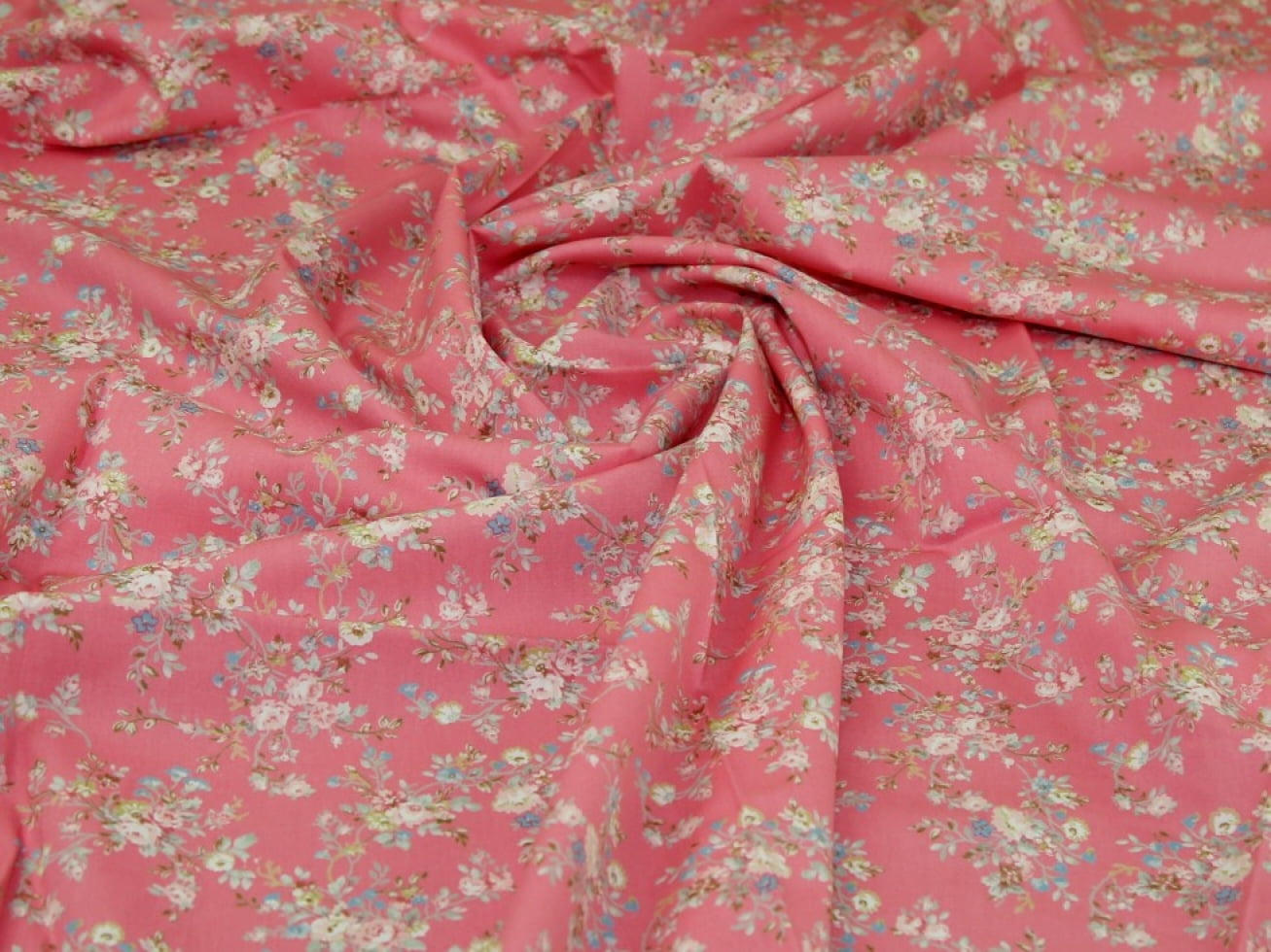Rose & Hubble 100% Cotton Poplin Fabric Rose - per yard - Walmart.com