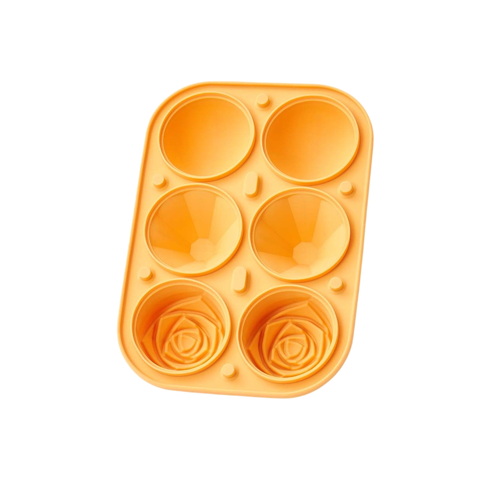 Rose Ice Cube Mold, Heart Shapes Ice Cube Tray, Silicone Ice Mold Fun ...