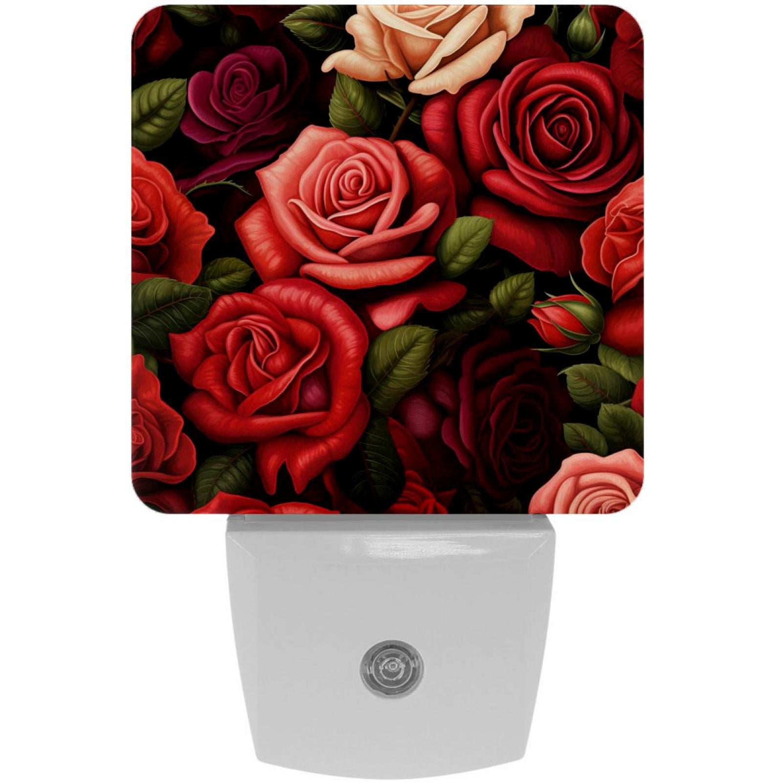 Rose LED Square Night Lights - Compact and Multifunctional Illumination ...