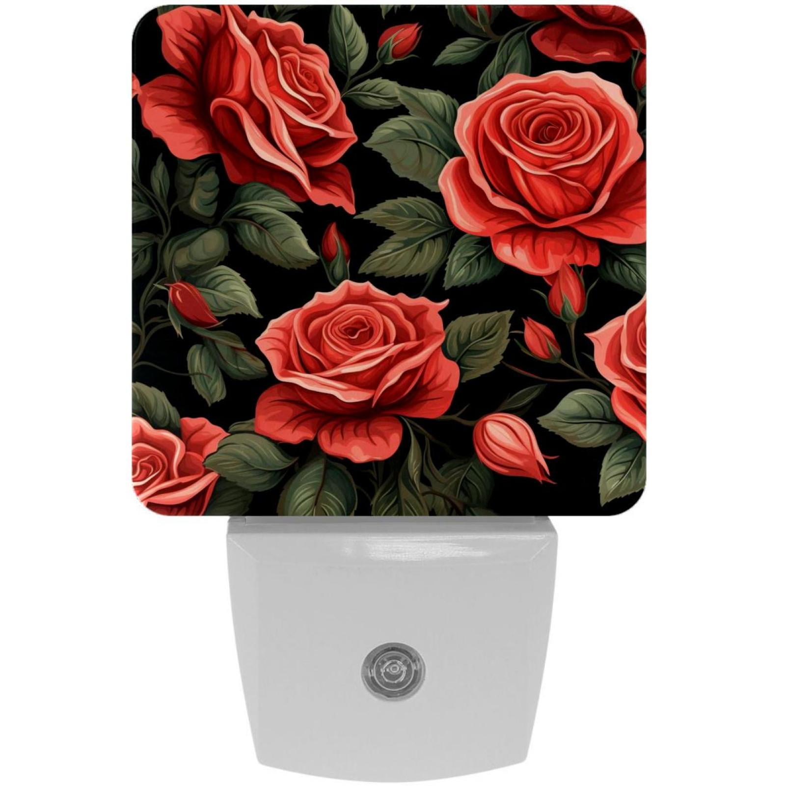 Rose LED Square Night Lights - Energy Efficient and Contemporary Design ...