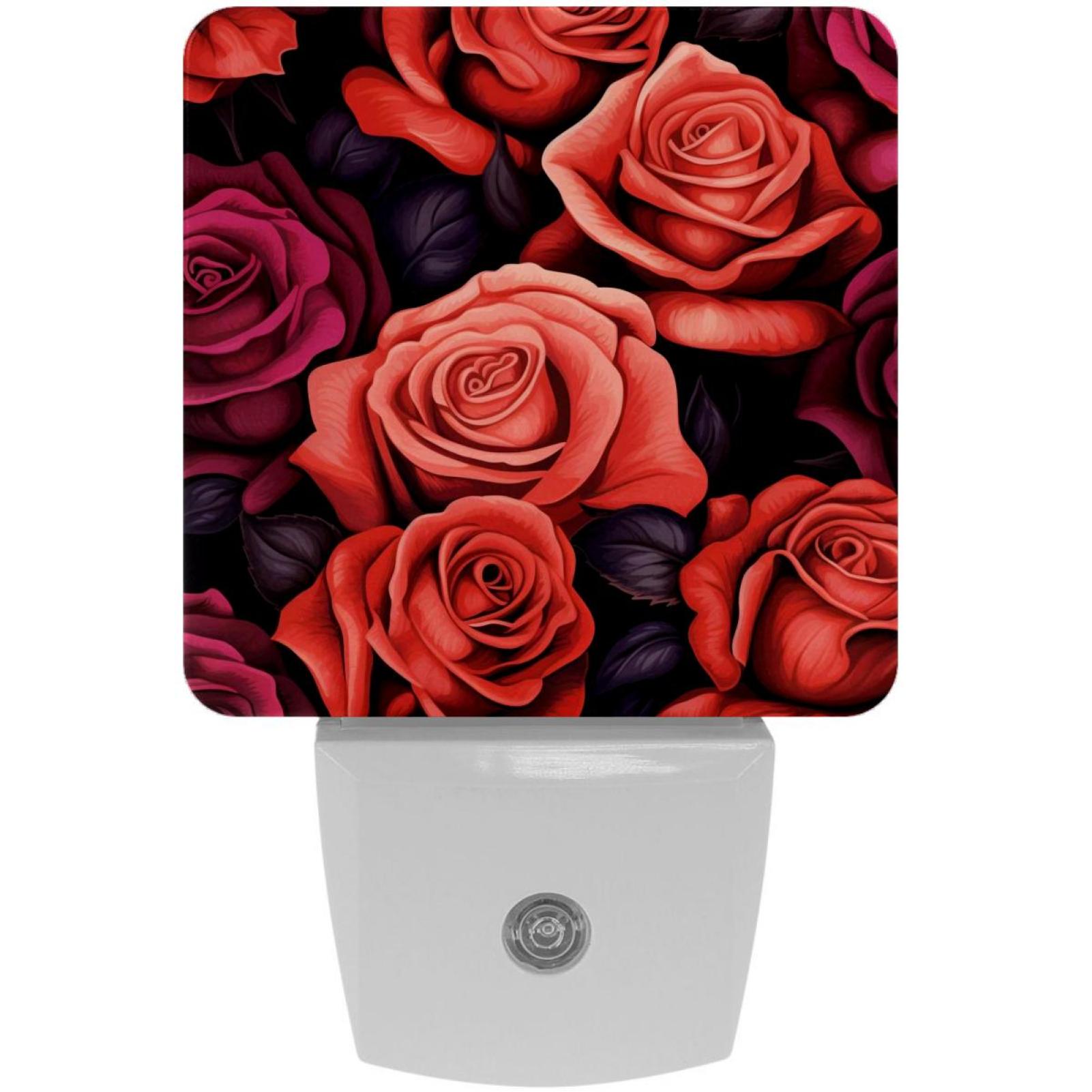 Rose LED Square Night Lights- Energy Efficient and Stylish Illumination ...