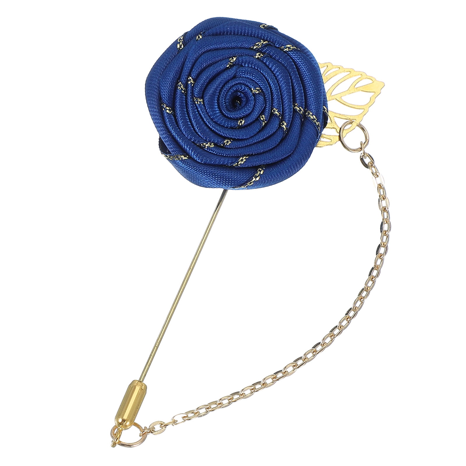 Rose Lapel Pin for Men Suits, Men Cloth Rose Flower Brooch Pin Handmade ...
