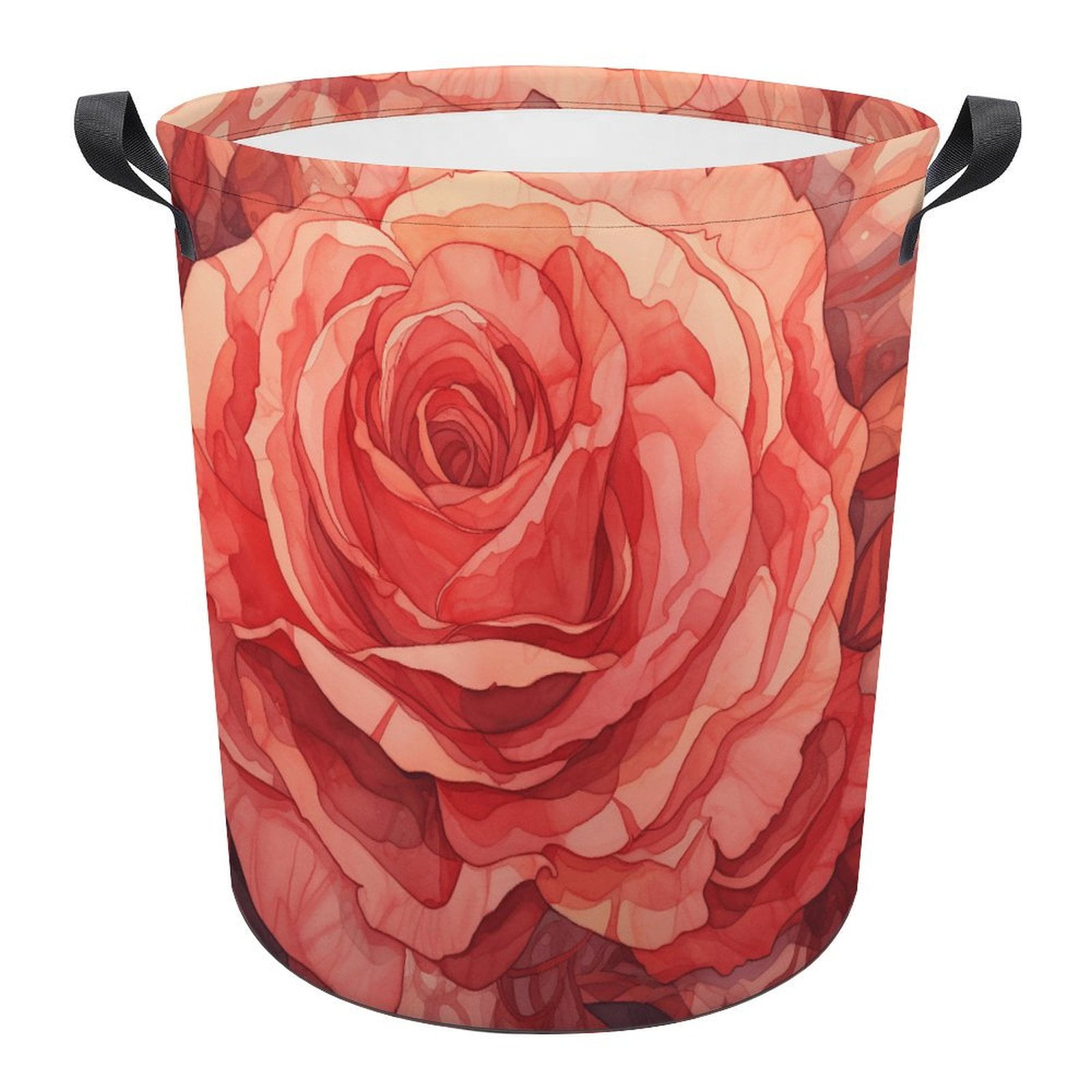 Rose Laundry Basket Storage Basket Controller Clothes Organizer Bin ...