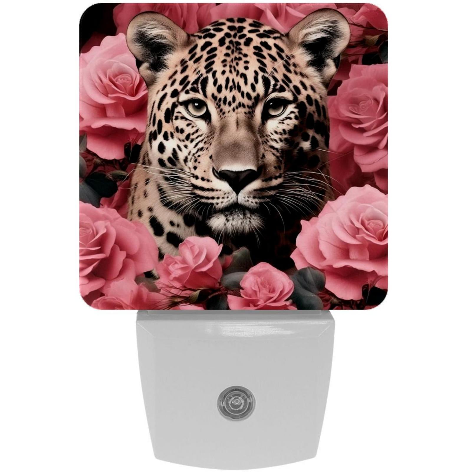 Rose Leopard LED Square Night Lights- Modern and Energy Efficient ...