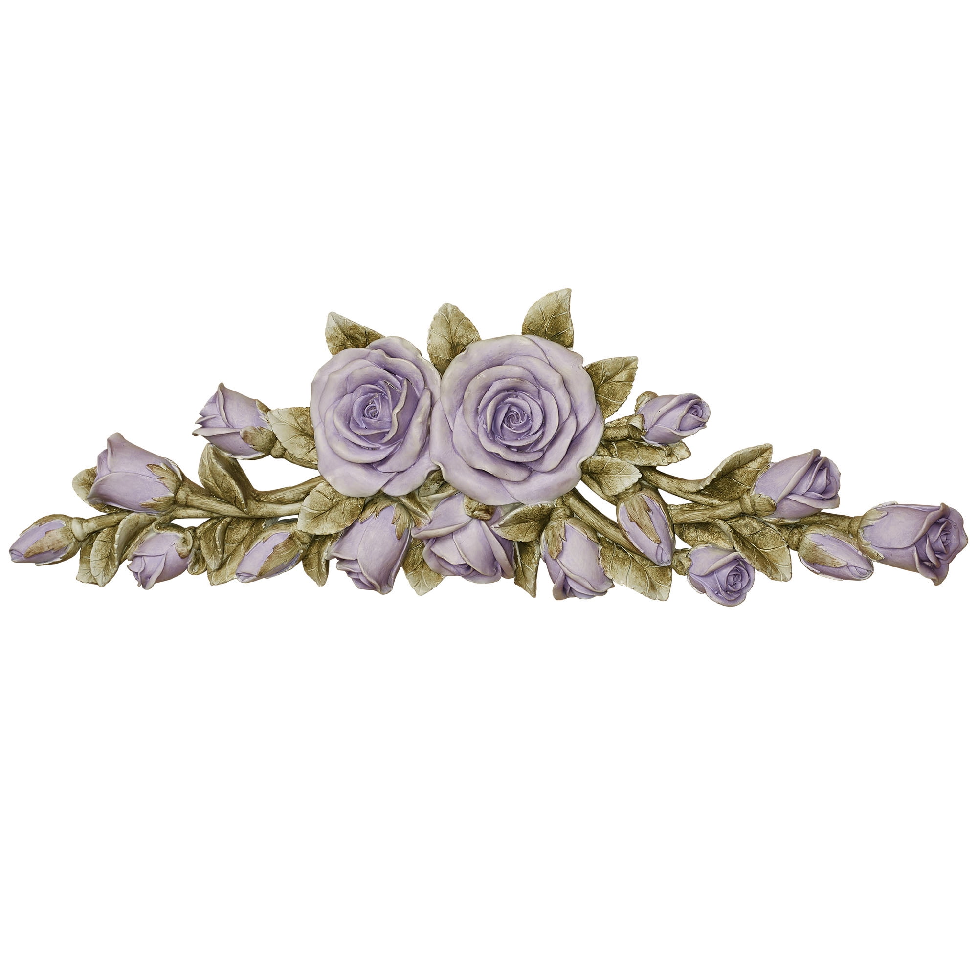 Rose Melody DEcorative Floral Wall Topper - Walmart.com