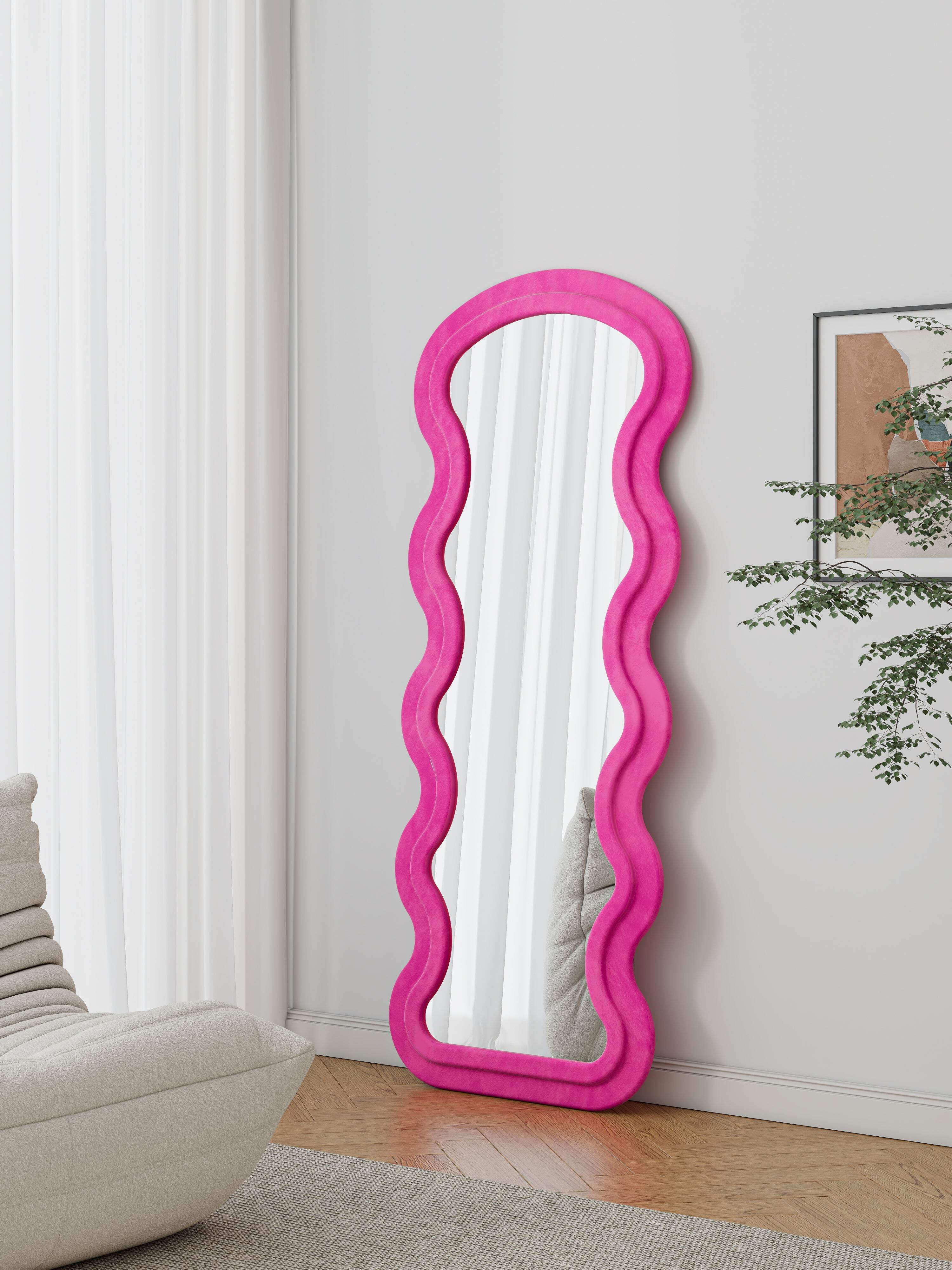 Rose Mirror Rose Metal Synthetic Wood Mirror - Walmart.com
