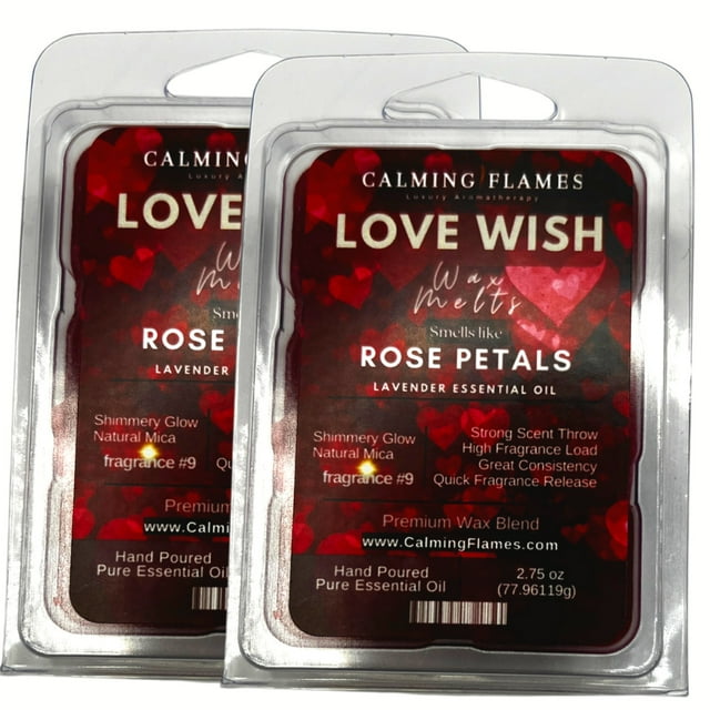 Rose Petals & Lavender "Love Wish" Wax Melts (2-Packs) - Walmart.com