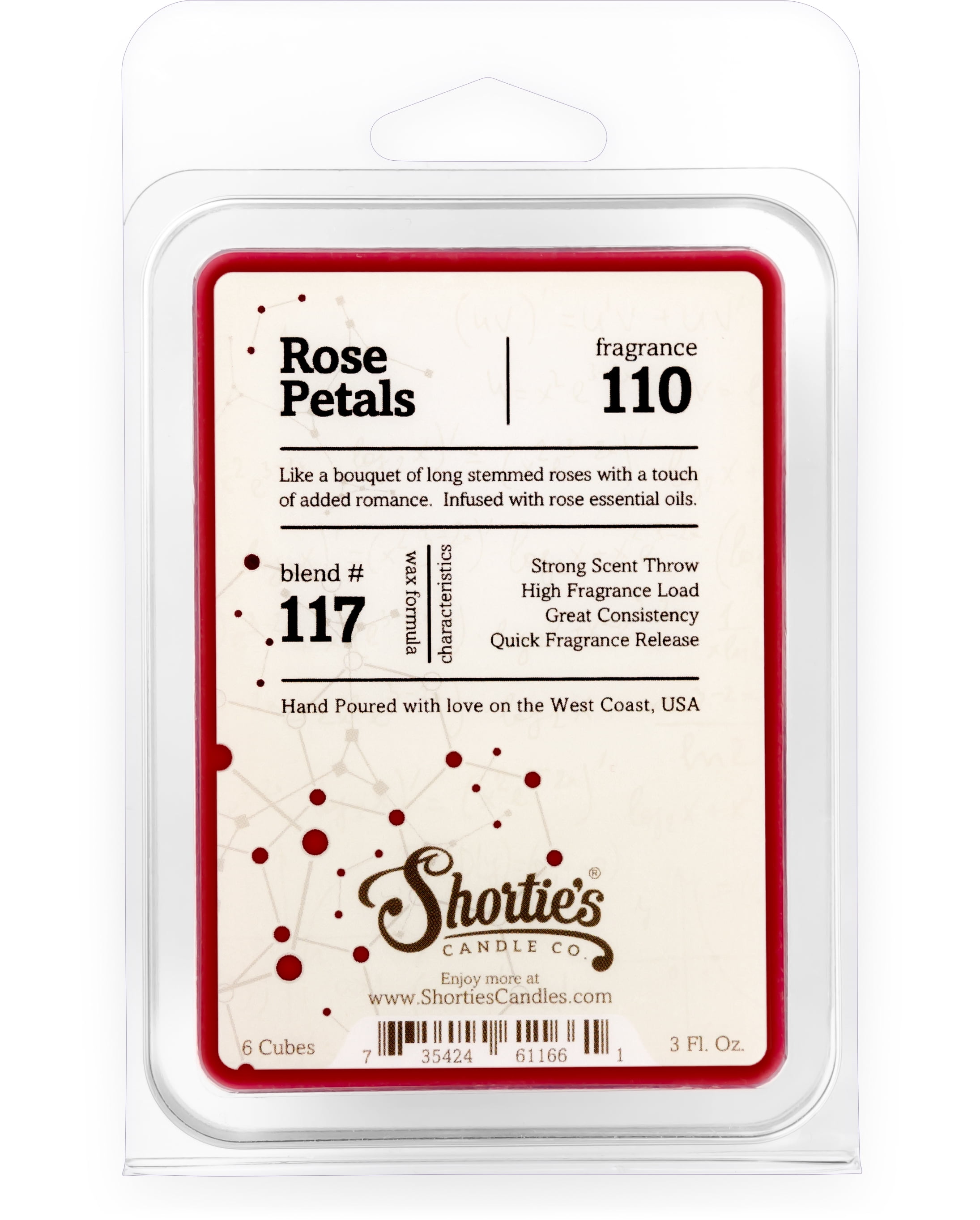 Rose Petals Wax Melts - Highly Scented + Natural Oils - Shortie's ...