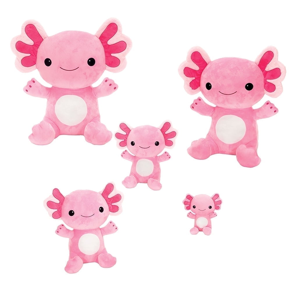 Rose Pink Axolotl Plush Toy 18.5 inch Soft, Cuddly Stuffed Animal, Safe ...