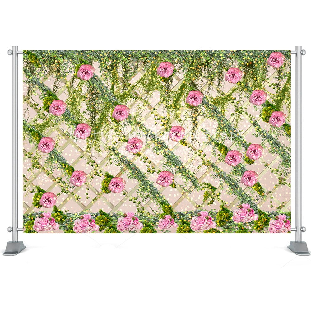 Rose Plant Wall Backdrop Love Dating Photography Props Flowers Wedding ...