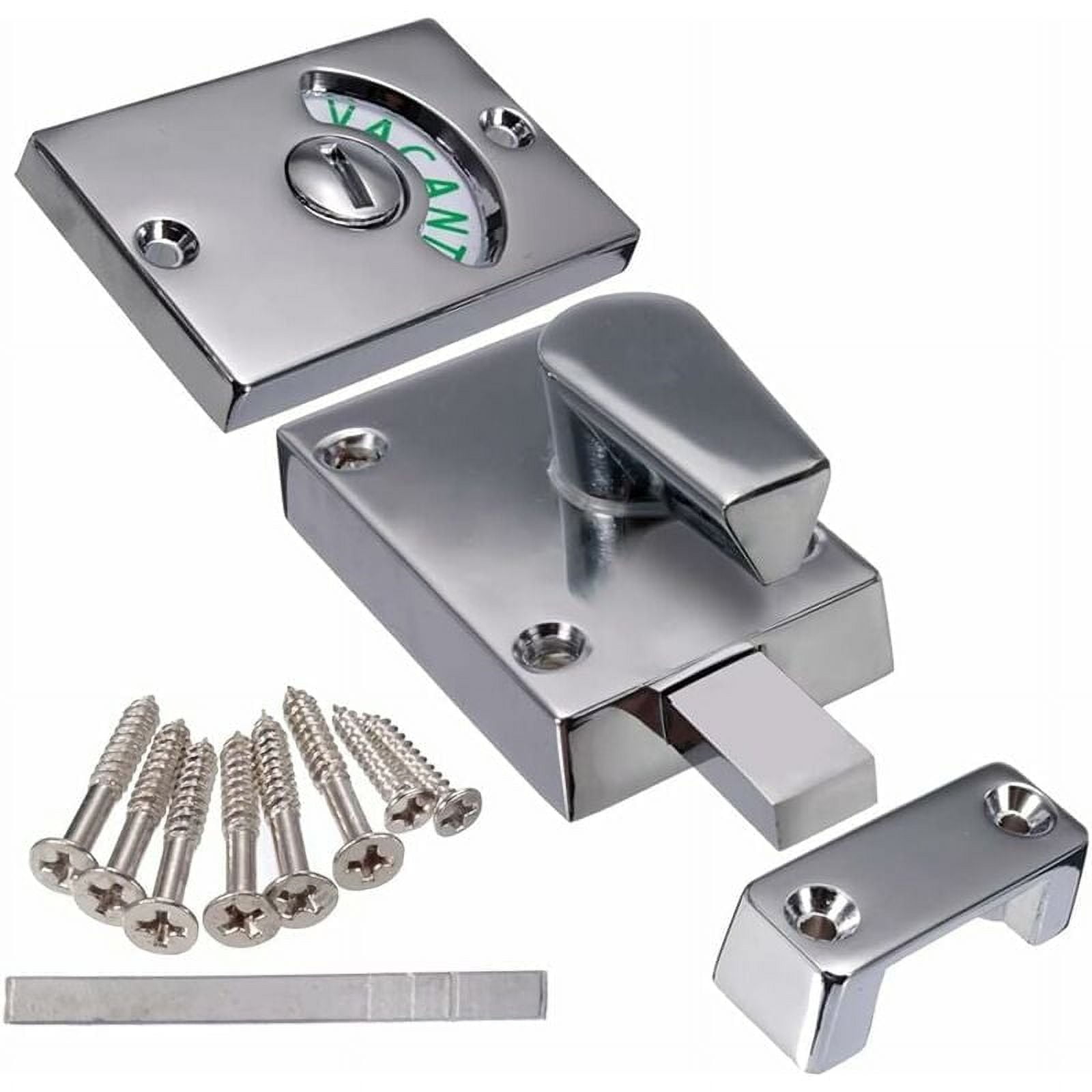 Rose-Polished Chrome Door Lock Indicator Bathroom Latch For Toilet ...