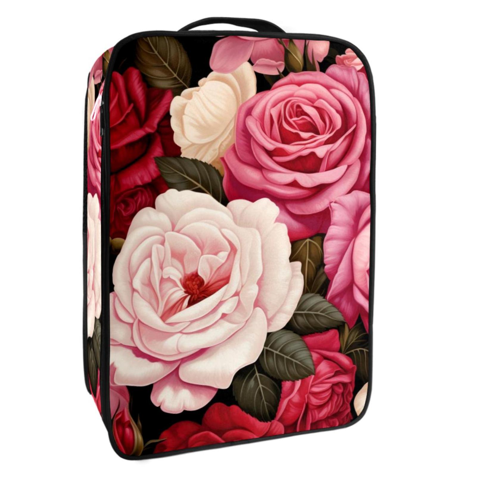 Rose Polyester Shoe Box Organizer Rack For 9x12in Shoe Storage rose-polyester-shoe-box-organizer-rack-for-9x12in-shoe-storage