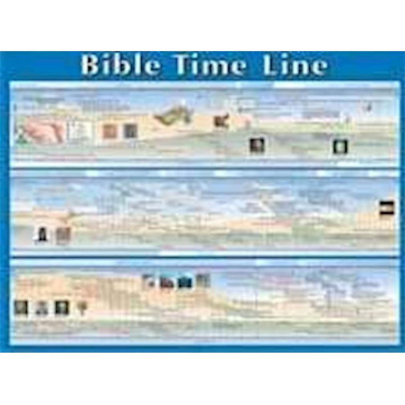 Rose Publishing 036026 19 x 26 in. Bible Time Line Wall Chart - Walmart.com