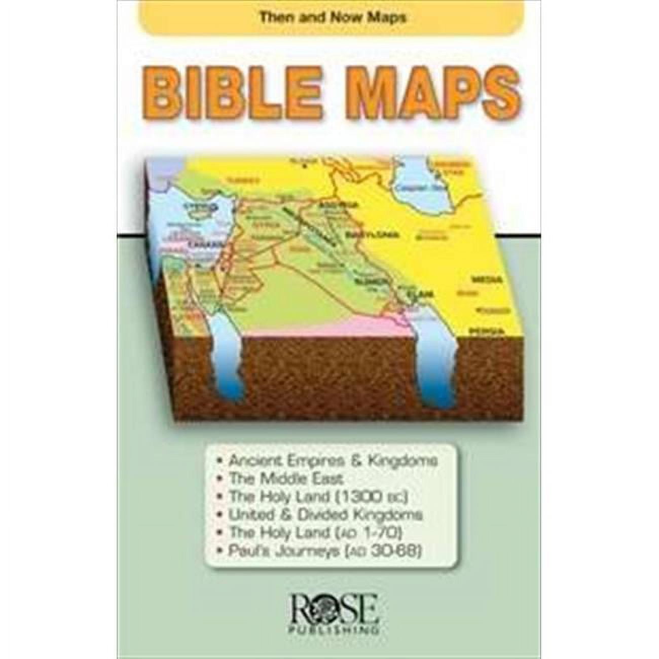Rose Publishing Then And Now Bible Maps Pamphlet - Walmart.com