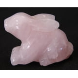 Rose Quartz Rabbit Statue by Feng Shui Import LLC - Walmart.com