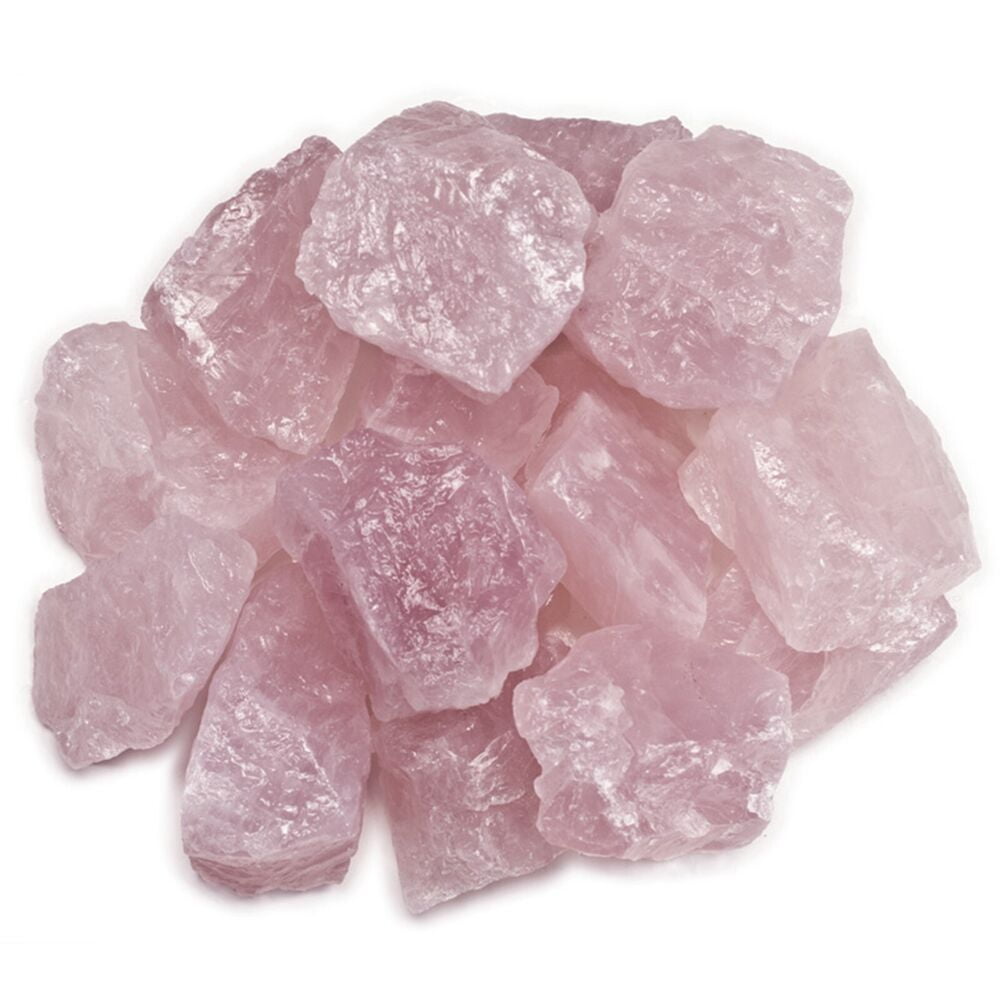 Rose Quartz - Rough Rocks for Tumbling - Dispelling Fear and Anxiety ...