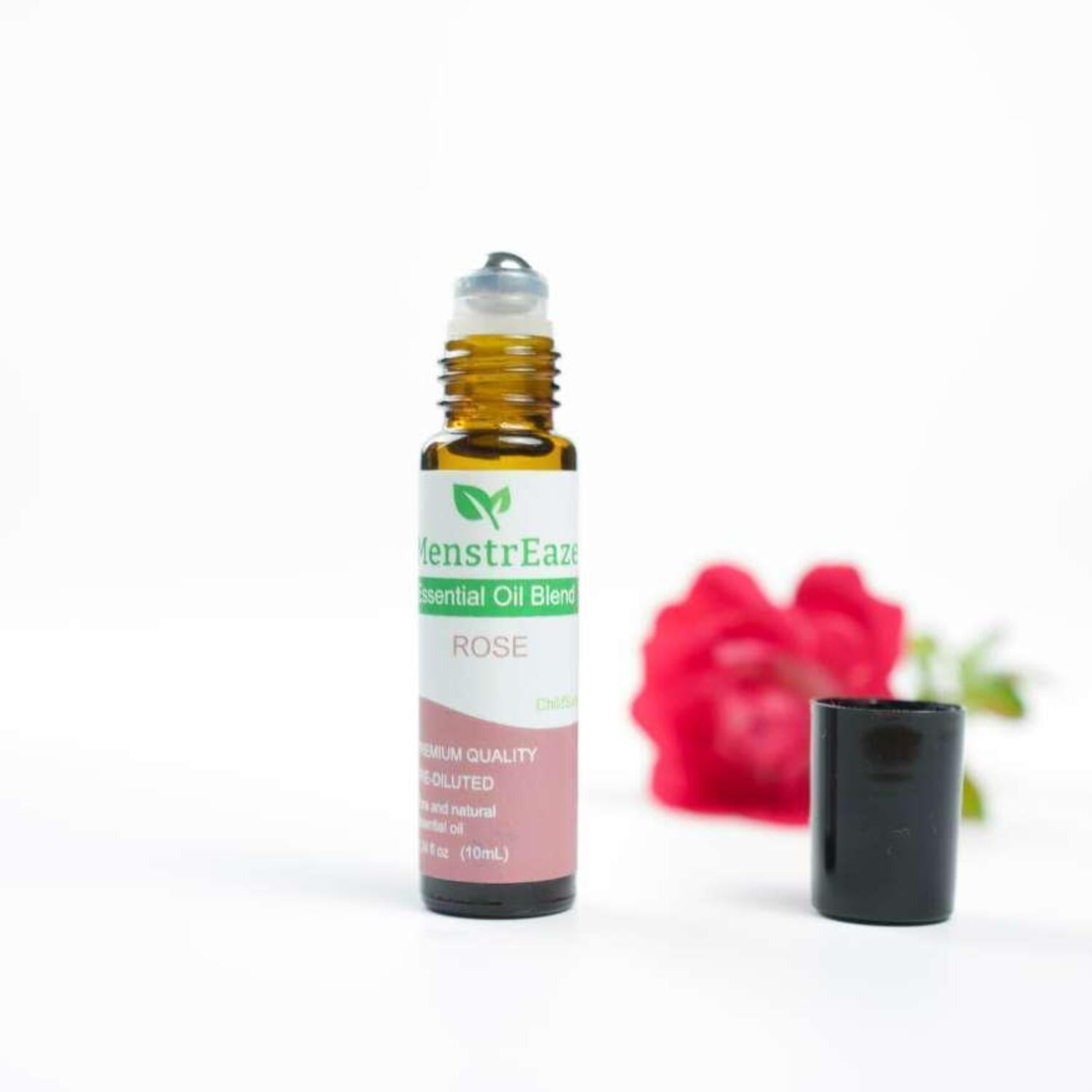 Rose Roll-on Essential Oil for Mood Lift and PMS Relief, 10ml - Walmart.com