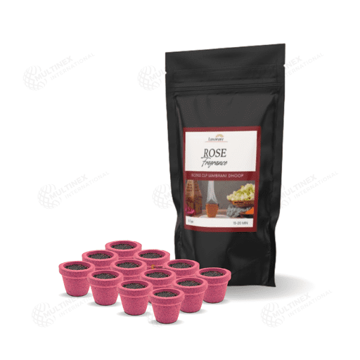 Rose Sambrani Incense Cup Dhoop (12 Cups) - Walmart.com