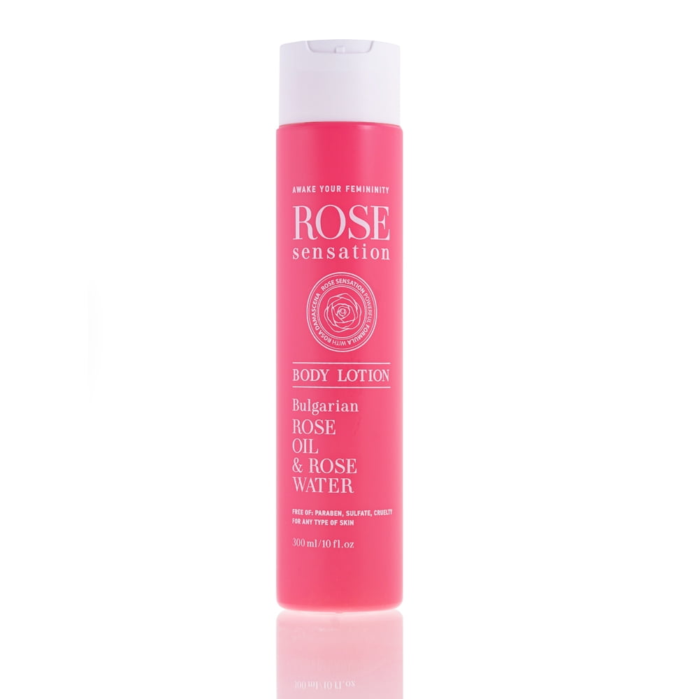 Rose Sensation Natural Anti-aging Body Lotion with Healing Rose Oil for ...