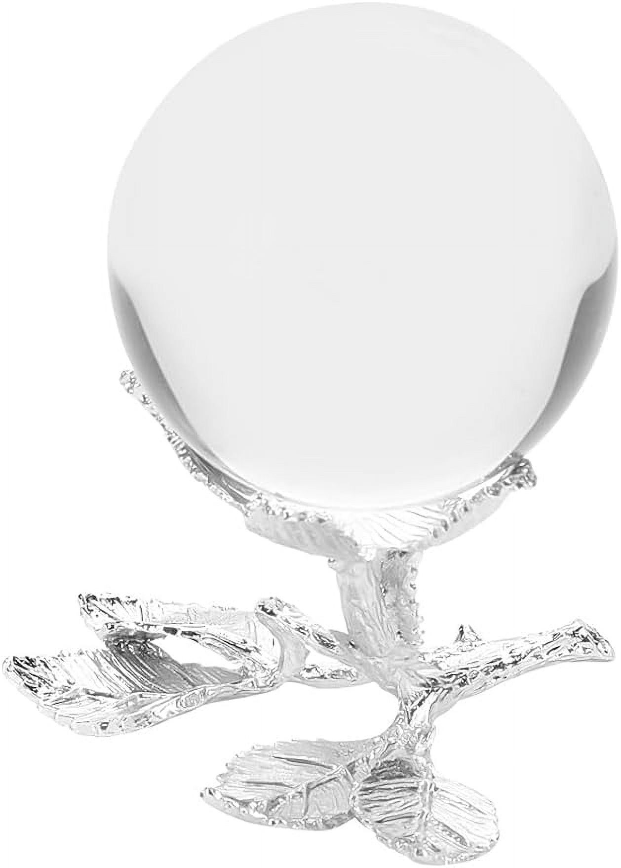 Rose Shaped Crystal Ball Display Stand Metal Display Holder Crystal ...