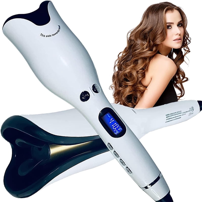 Rose-Shaped Spiral Electric Hair Curler Professional Multi-Function Lcd ...
