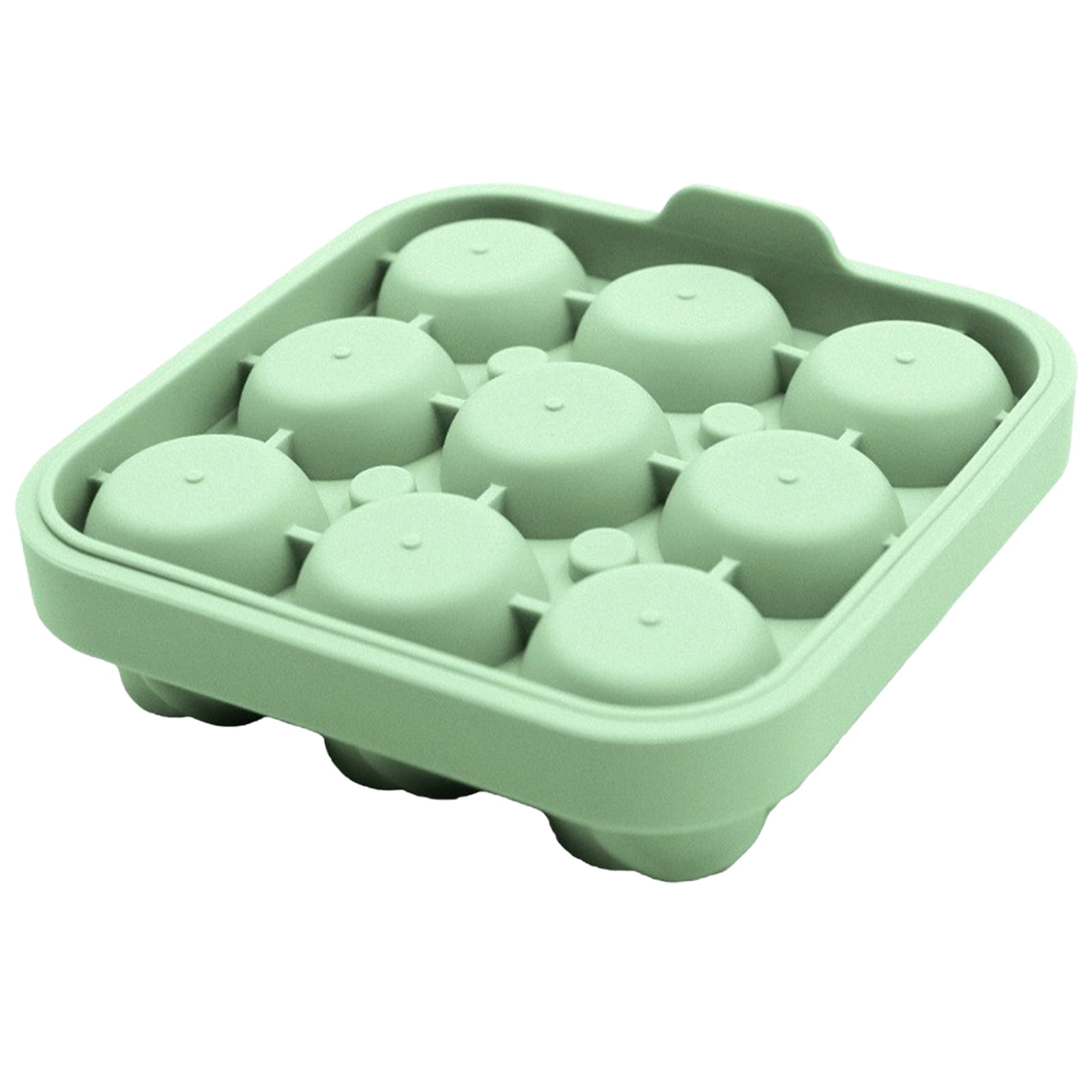 Rose Silicone Mold, 9 Cavity Square Rose Ice Cube Mold, Silicone ...